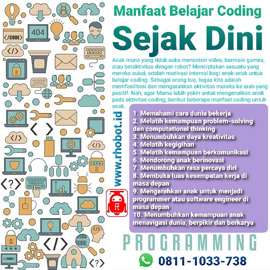 Manfaat Belajar Coding – Rhobot.Id
